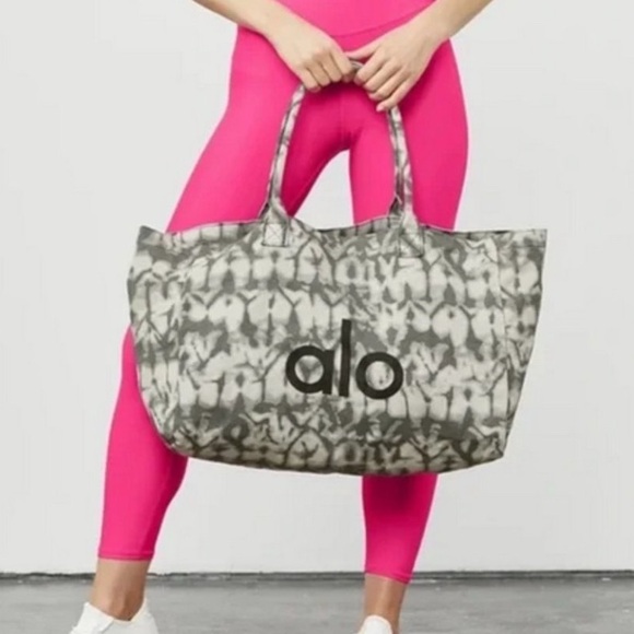 ALO Yoga | Bags | Nwt Alo Yoga Gray Tie Dye Tote Bag | Poshmark